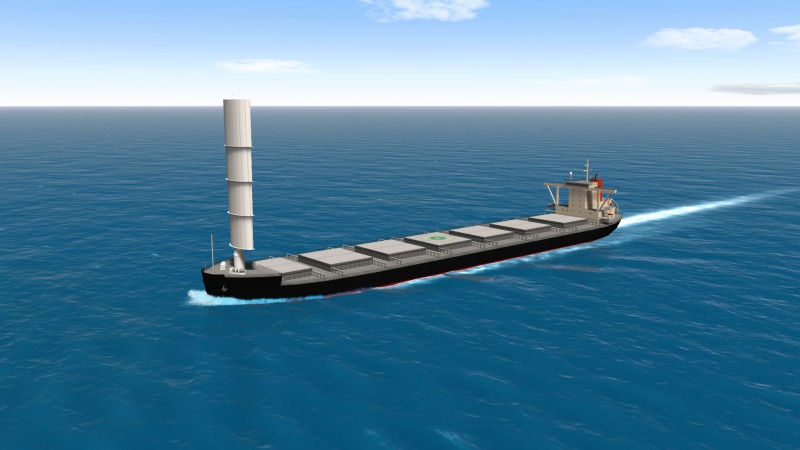 GHG reduction using wind energy ～Wind Challenger Project～ | Challenge Zero